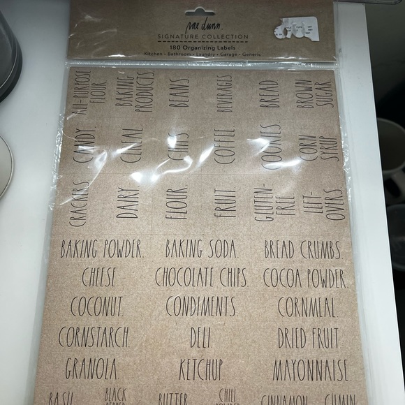 Rae Dunn | Storage & Organization | Rae Dunn 8 Organizing Labels | Poshmark